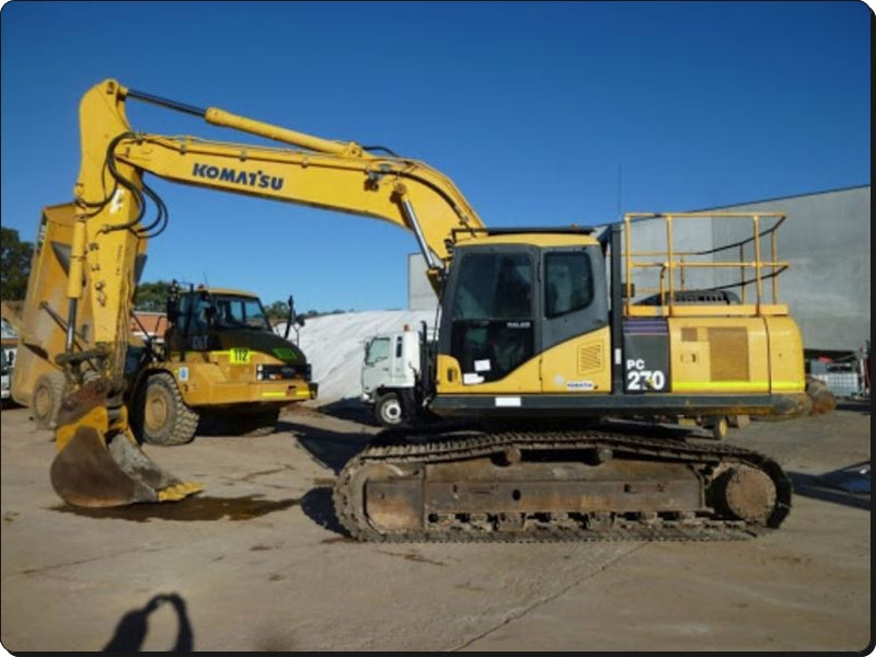 MANUAL DE SERVIÇO KOMATSU - PC270-8\PC270LC-8 - EXCAVADOR HIDRAULICO ...