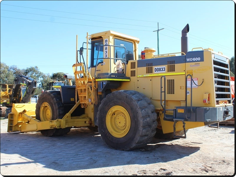 MANUAL DE SERVIÇO KOMATSU - WD600-6 - WHEEL DOZER