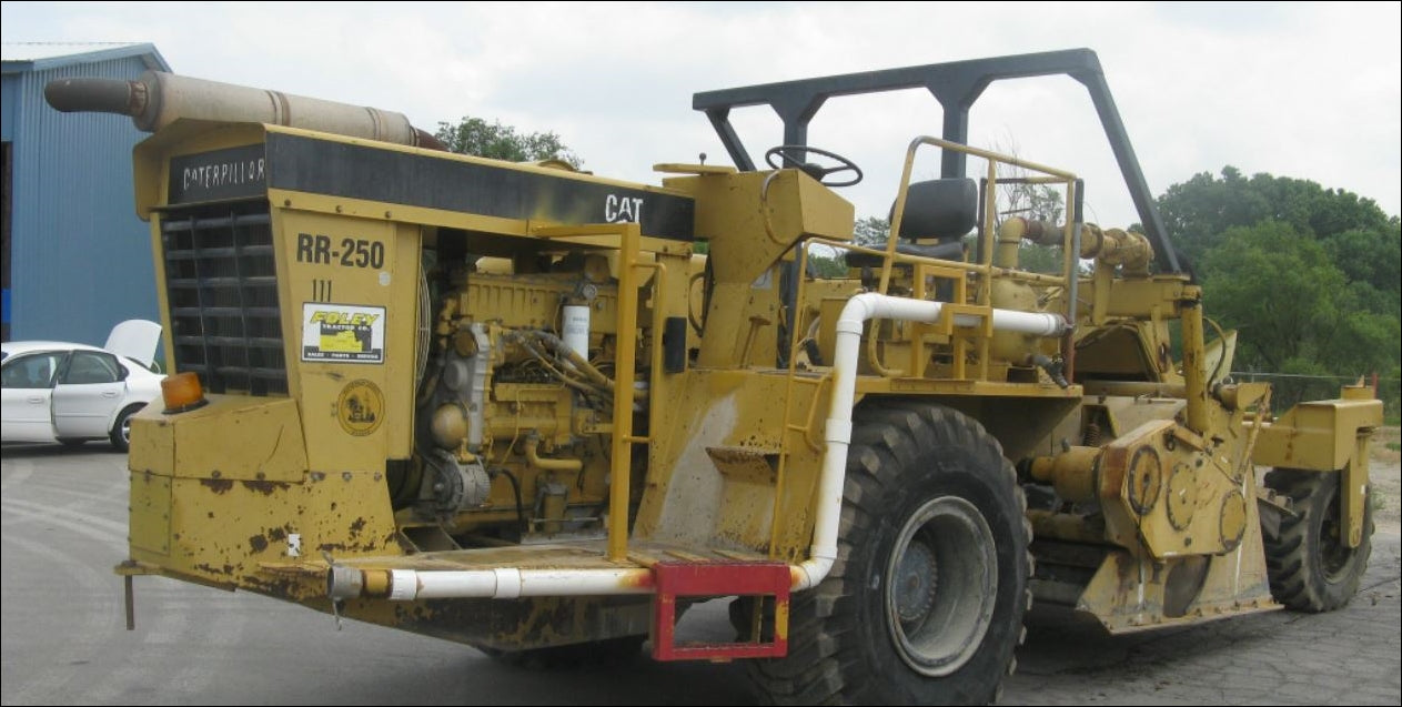 Manual de Serviço CATERPILLAR - RR-250 - Recuperadora De Estradas (Ing ...