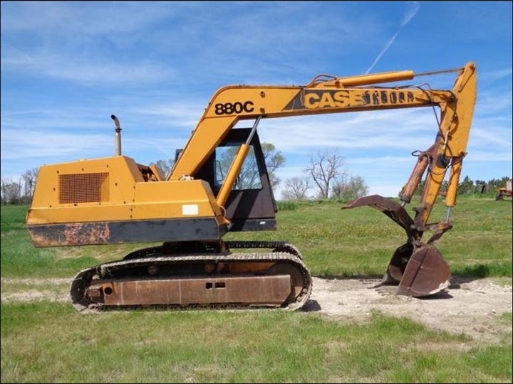 Manual De Serviço CASE - 880C - Escavadeira - INGLES – Catalogo&Servico