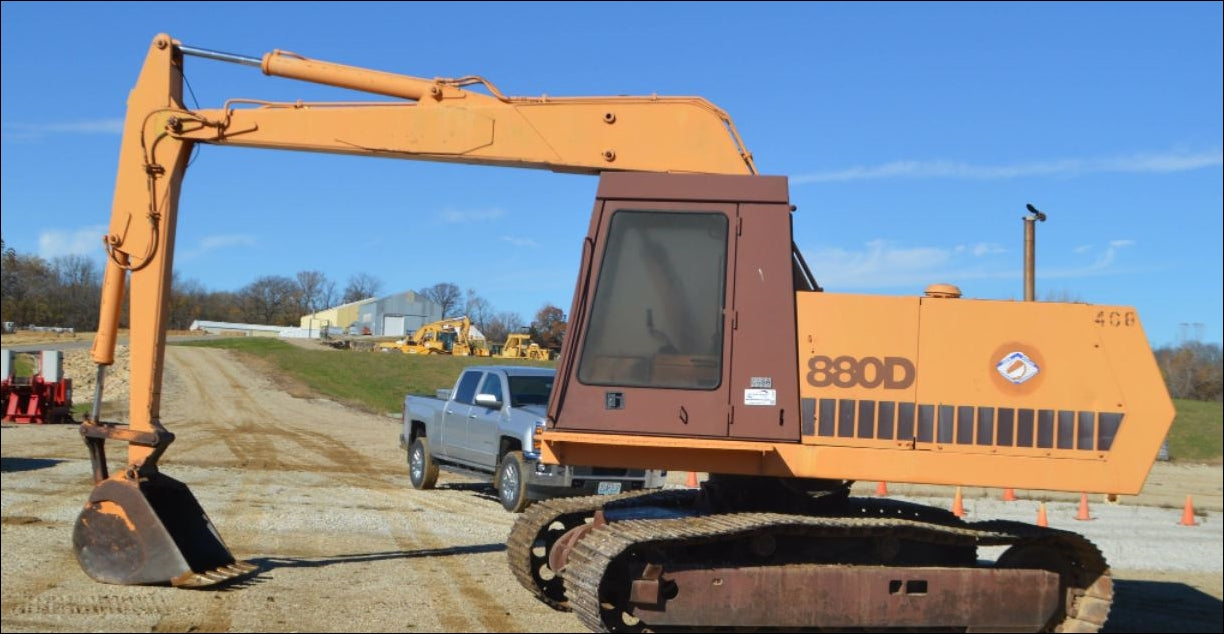 Manual De Serviço CASE - 880D - Escavadeira - INGLES – Catalogo&Servico